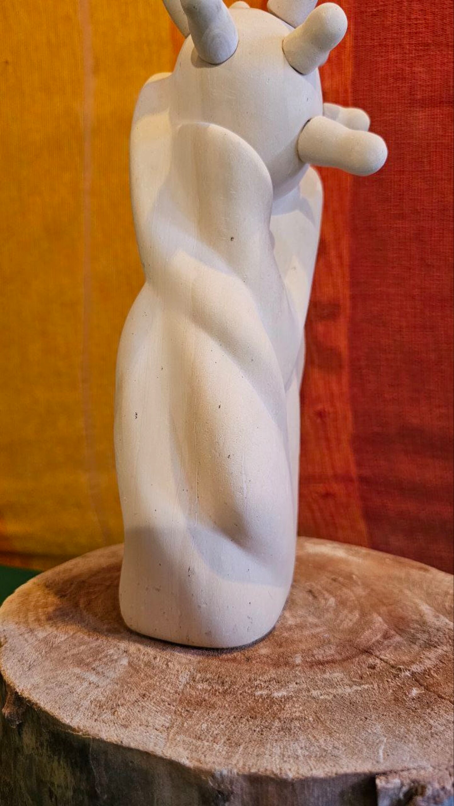 Carving Body With Complex Head, Contemplation in the Time of Corona - Etsy