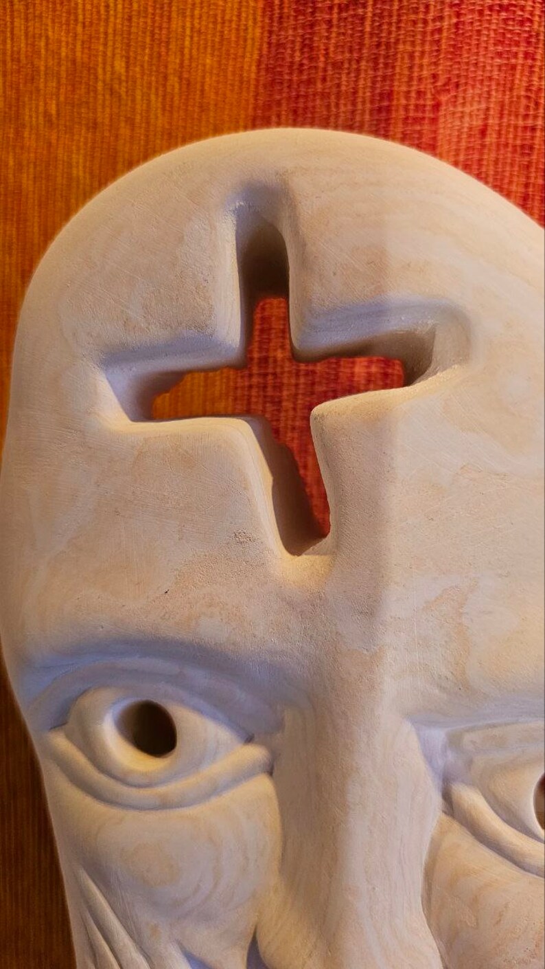 Smiling Face Carved Into Solid Stone, Handicraft, Home Decor - Etsy