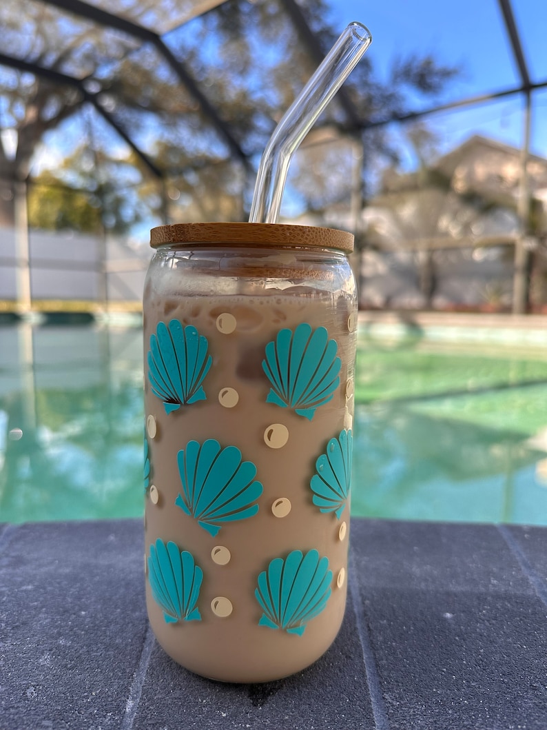 Pearl Glass Cup | Preppy Libbey Cup | Preppy Cup - Etsy