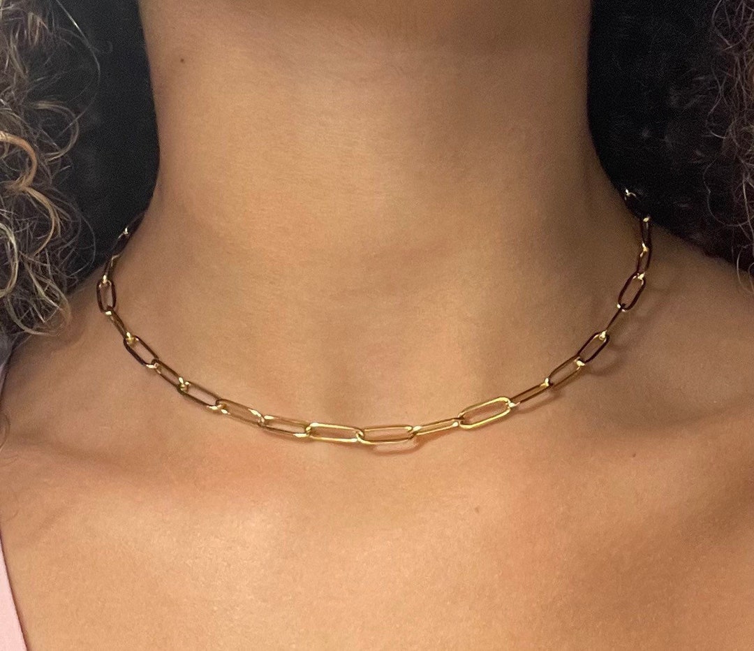Paper Chain Necklace | Preppy Necklaces | Preppy Jewelry - Etsy