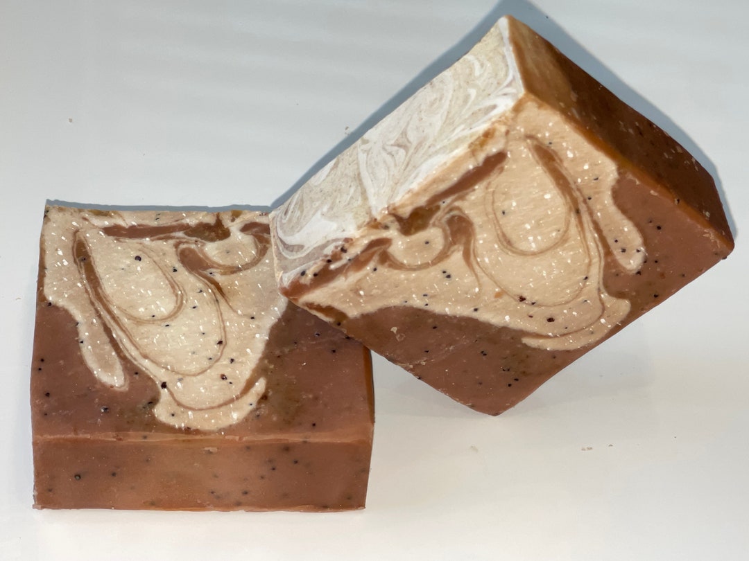 Cigar Room Body and Beard Soap Bars, Turmeric Soap Bar With Poppyseeds ...