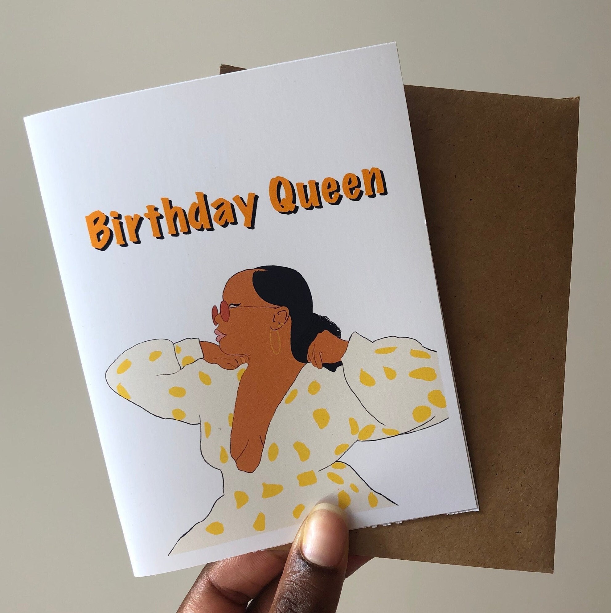 Birthday Queen Happy Birthday Greeting Card - Etsy