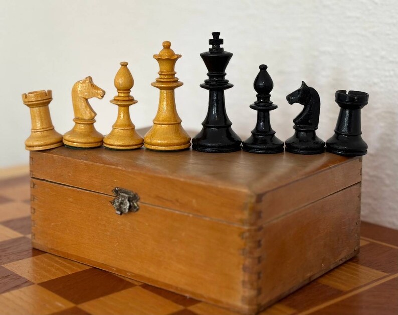 Vintage 70s German Chess Set in Good Condition. Great Gift for Men ...