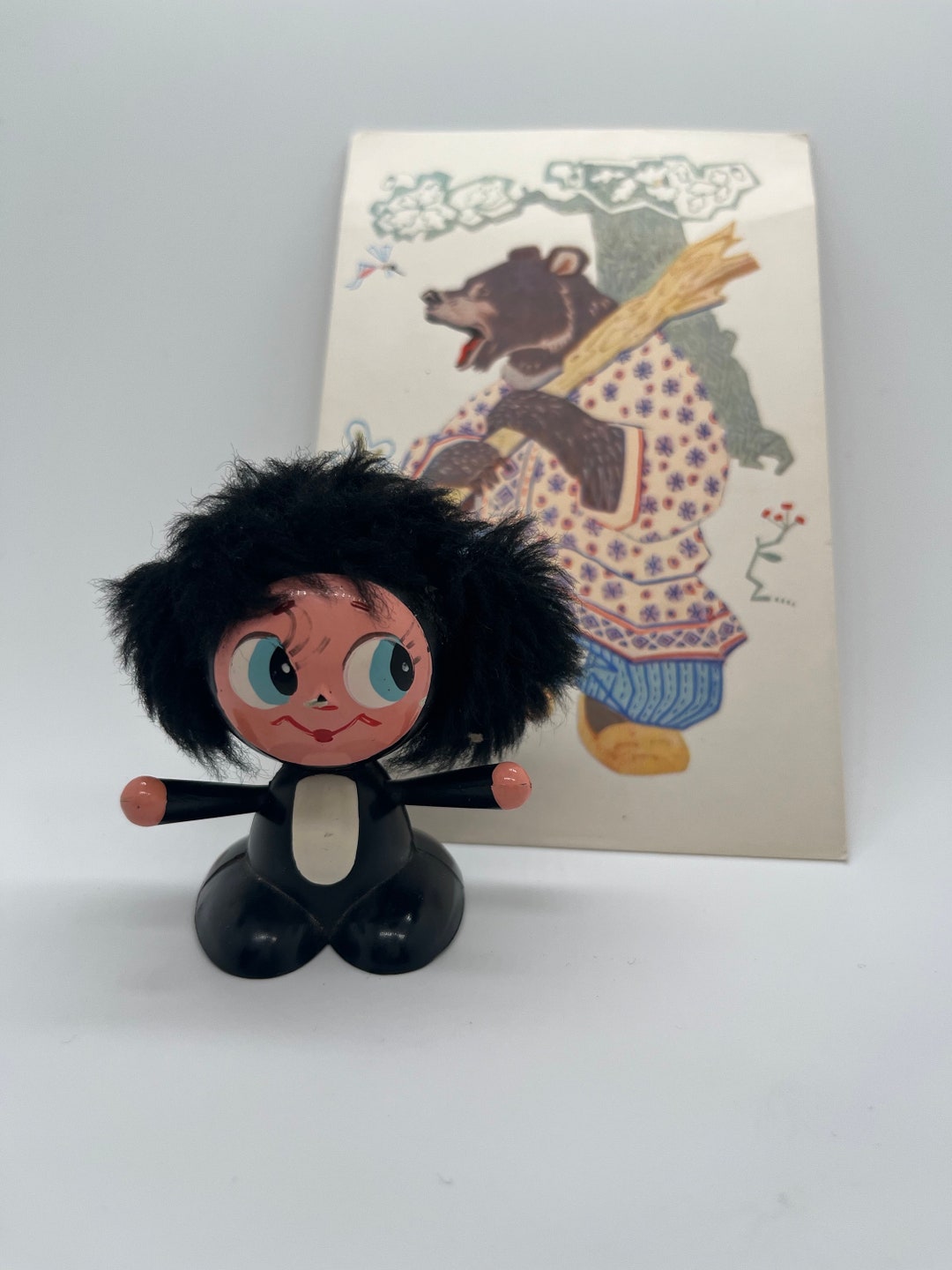 Vintage Soviet Cheburashka Collectible Toy Small Cheburashka Soviet ...