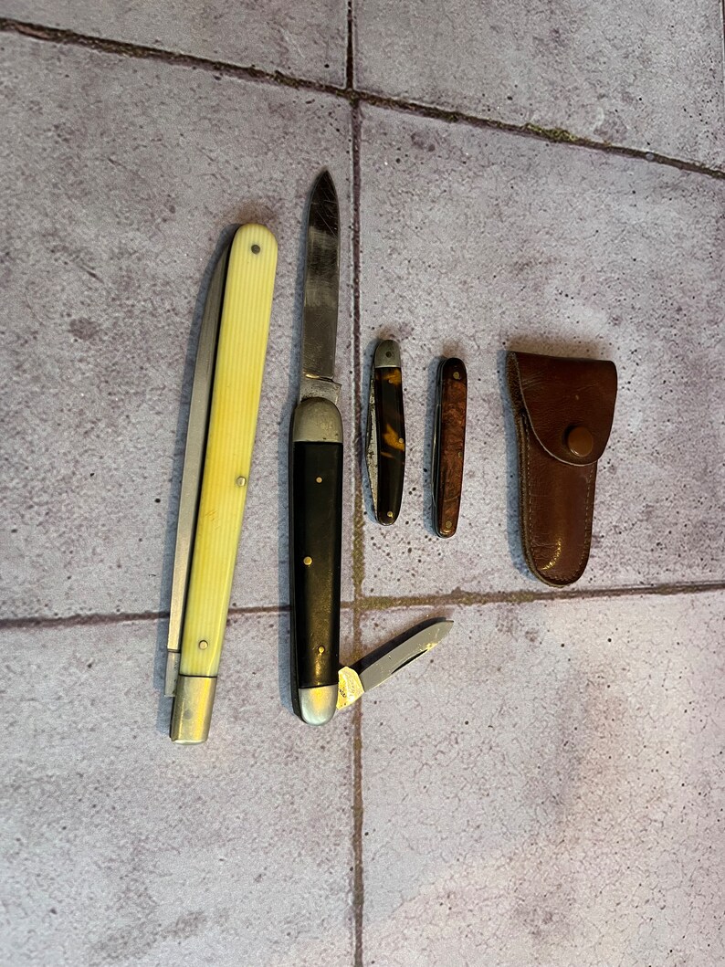 4 Set Vintage Small Germany Pocket Knife Collectable Pocket - Etsy