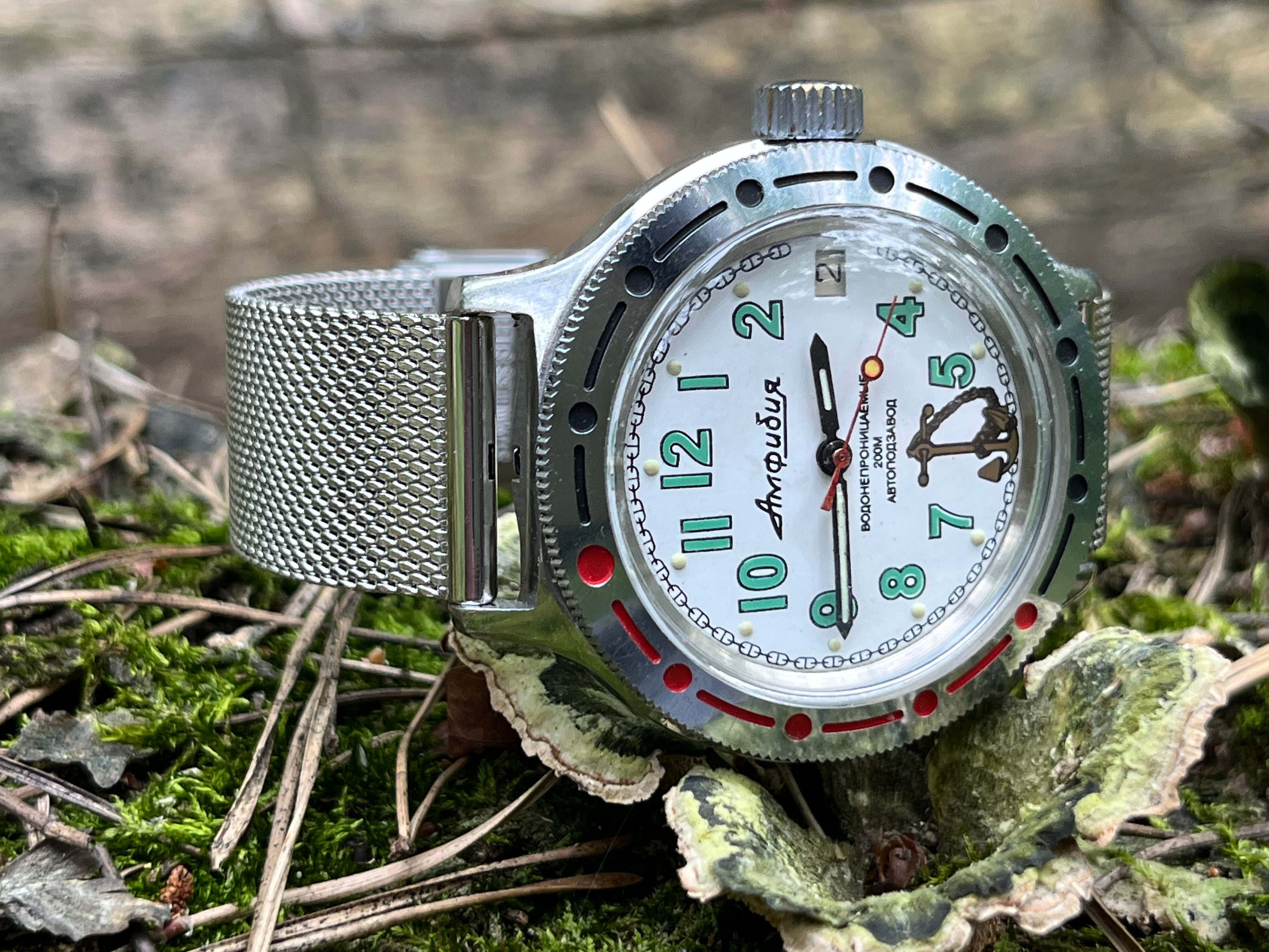 VOSTOK Komandirskie Amphibian: Vintage Men's Watch a - Etsy