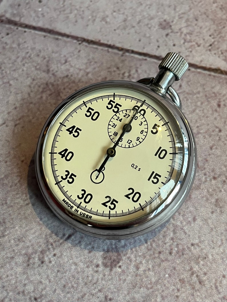 Slavic Vintage Chronometer Stopwatch Mechanical Sports Timer - Etsy