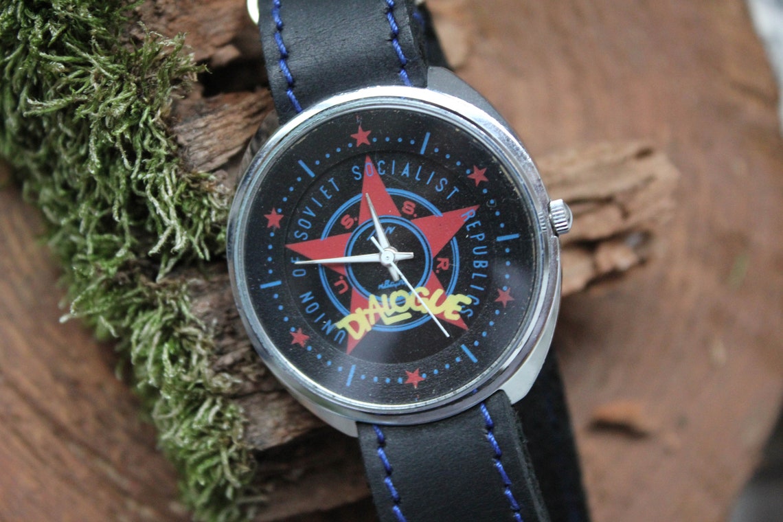 Vintage Watch Luch Belarusian Wrist Watch Quartz Watch - Etsy