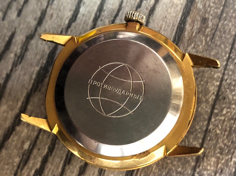 Soviet Watch Raketa Gold Plated Officer Watch With Tank - Etsy