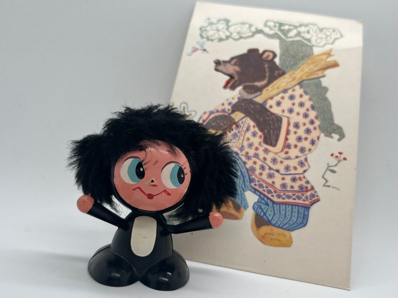Vintage Soviet Cheburashka Collectible Toy Small Cheburashka Soviet ...