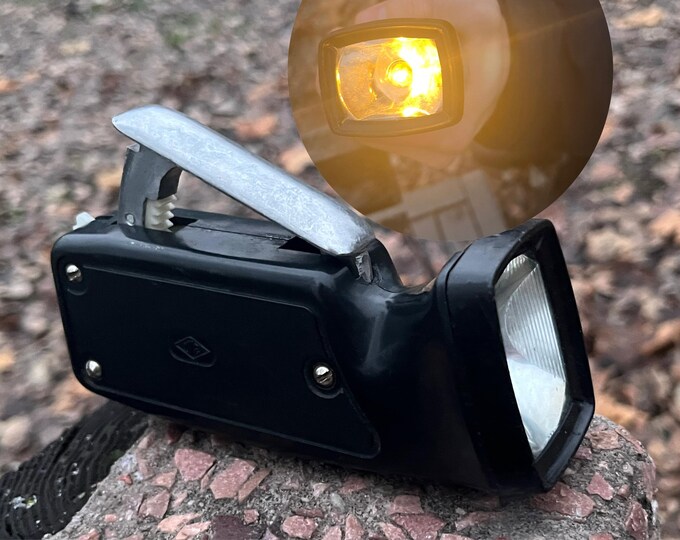 Vintage 1960-70s Soviet Dynamo Flashlight – Battery-free Electrodynamic ...