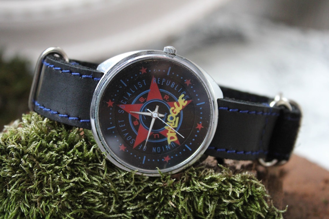 Vintage Watch Luch Belarusian Wrist Watch Quartz Watch - Etsy