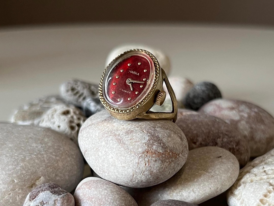 Ring Chaika Watch Ladies Watch, Gold Plated Watches, Miniature Watches ...