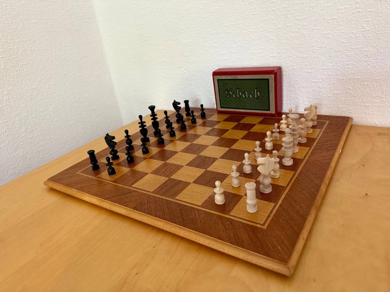 Rare Germany Chess Set in Chess Box 60s Vintage in Good Condition ...
