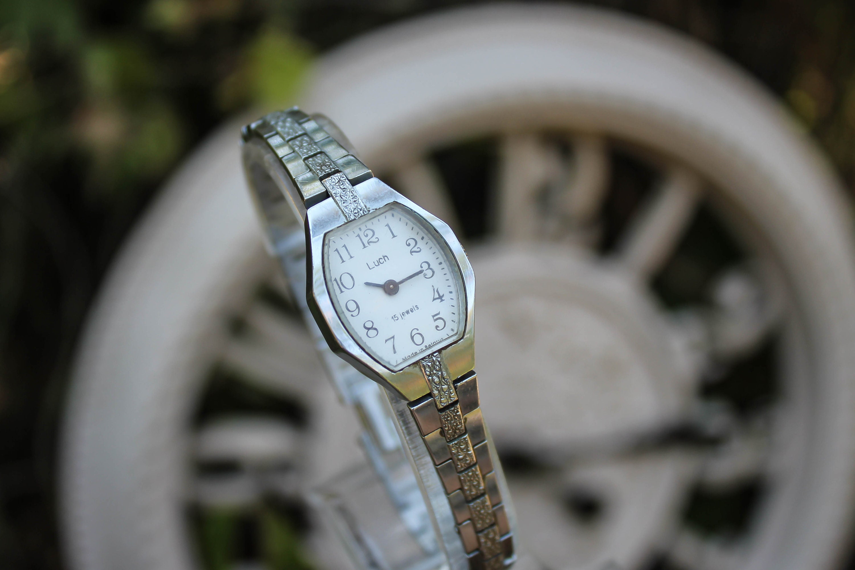 Vintage Soviet Women's Watch Luch Beautiful Stylish USSR CCCP Chrome ...