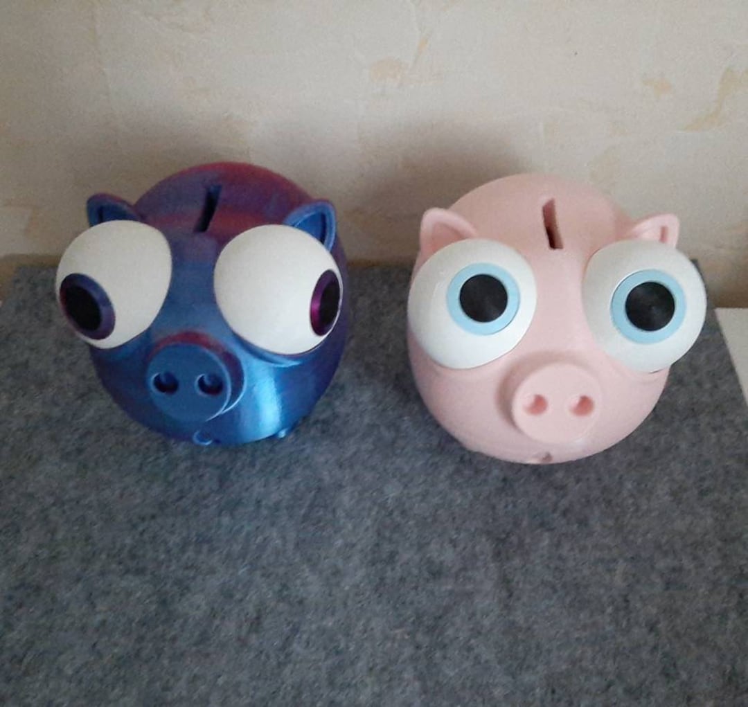 Piggy Bank 3D Print, Money Box, Gift, Stlflix, Piggy Pork Bank, Money ...