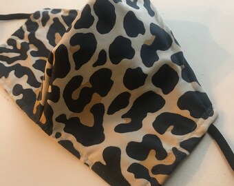 Cheetah Print Face Mask - Etsy