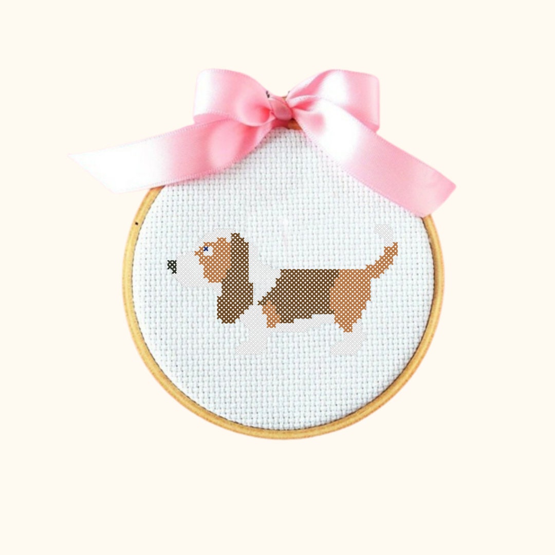 Dog Cross Stitch Pattern,modern Cross Stitch,beginner Cross Stitch ...