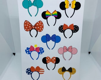 Mouse Ears Stickers | Etsy