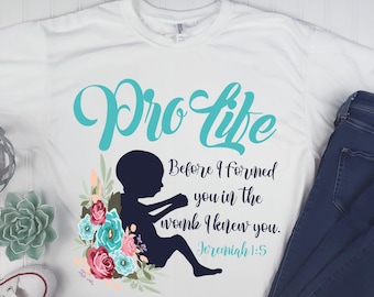 Christian Pro Life Shirts - Etsy