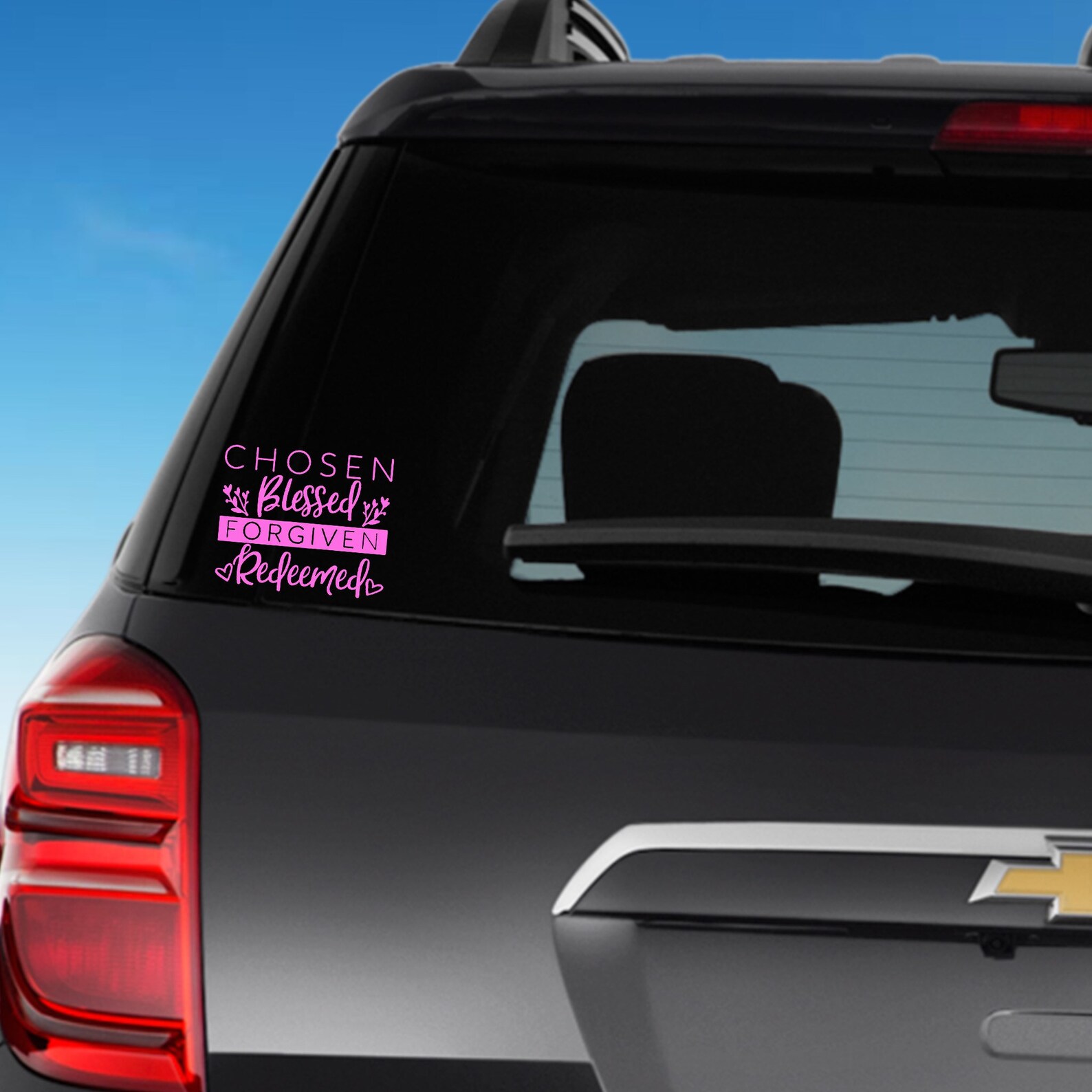 Christian Car Decal Metallic Faith Car Decals Faith Based | Etsy