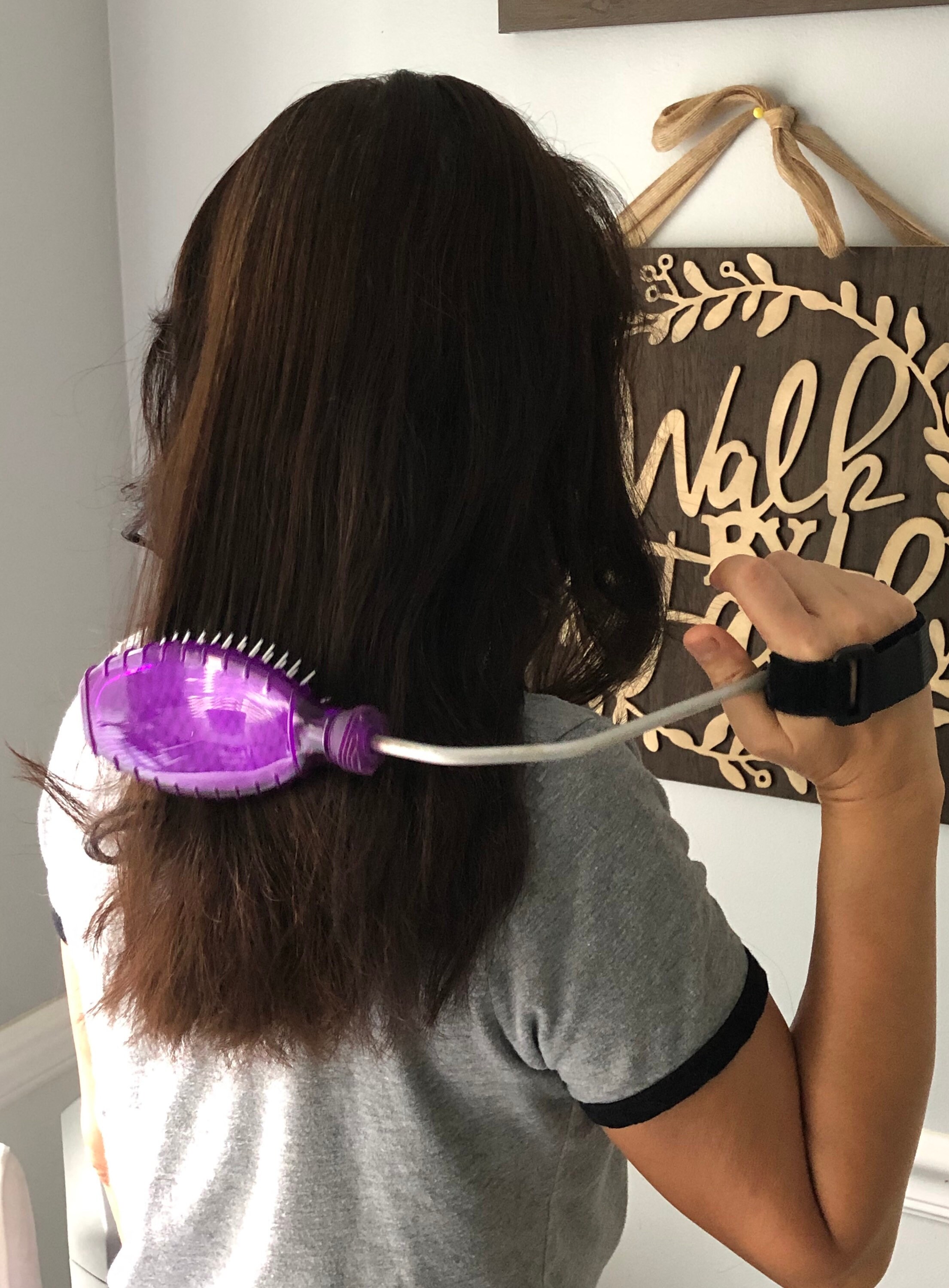 Adaptive Paddle Brush with Velcro hand straps | Etsy Adaptive Paddle Brush with Velcro hand straps | Etsy