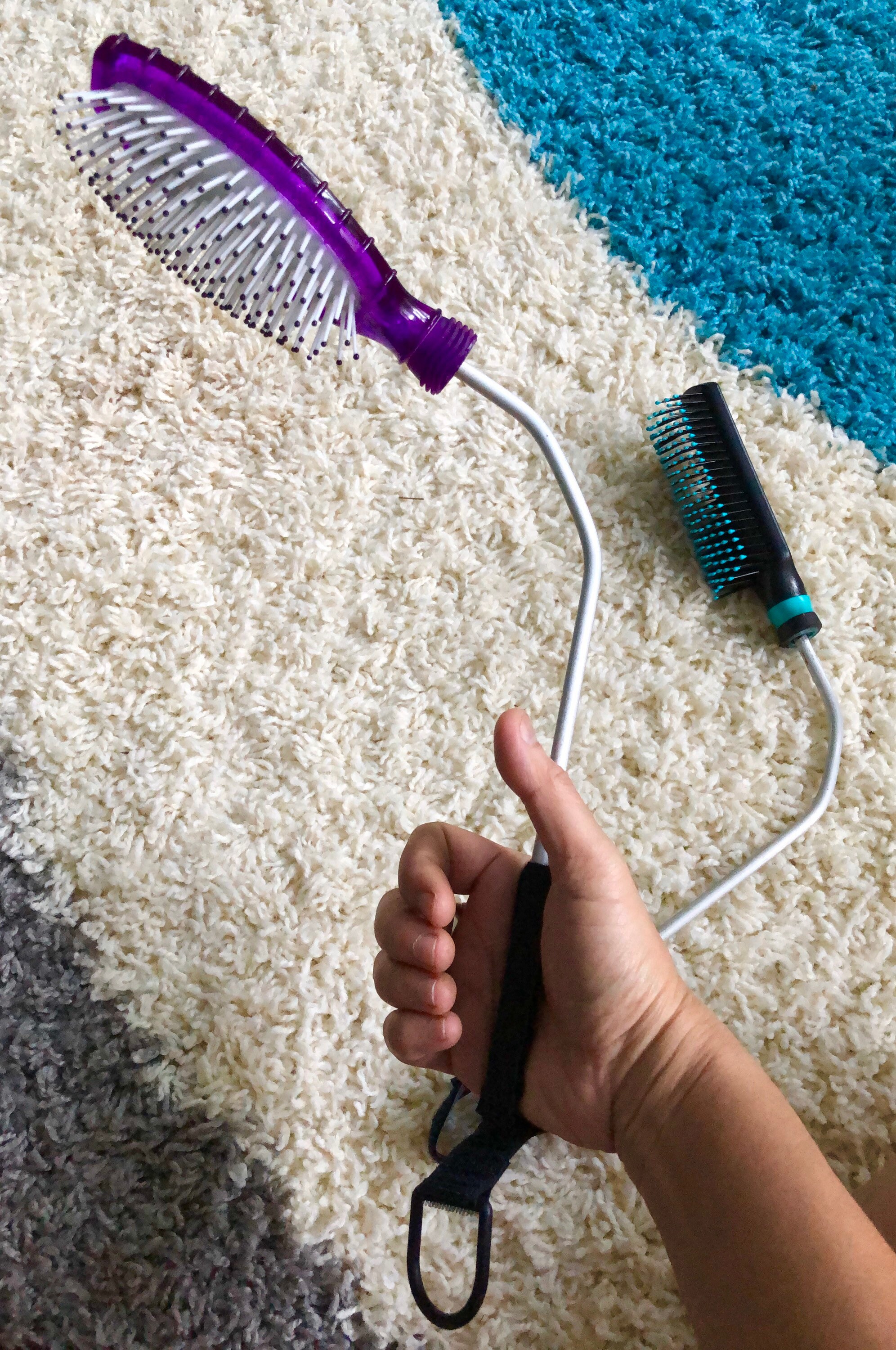 Adaptive Paddle Brush with Velcro hand straps | Etsy Adaptive Paddle Brush with Velcro hand straps | Etsy