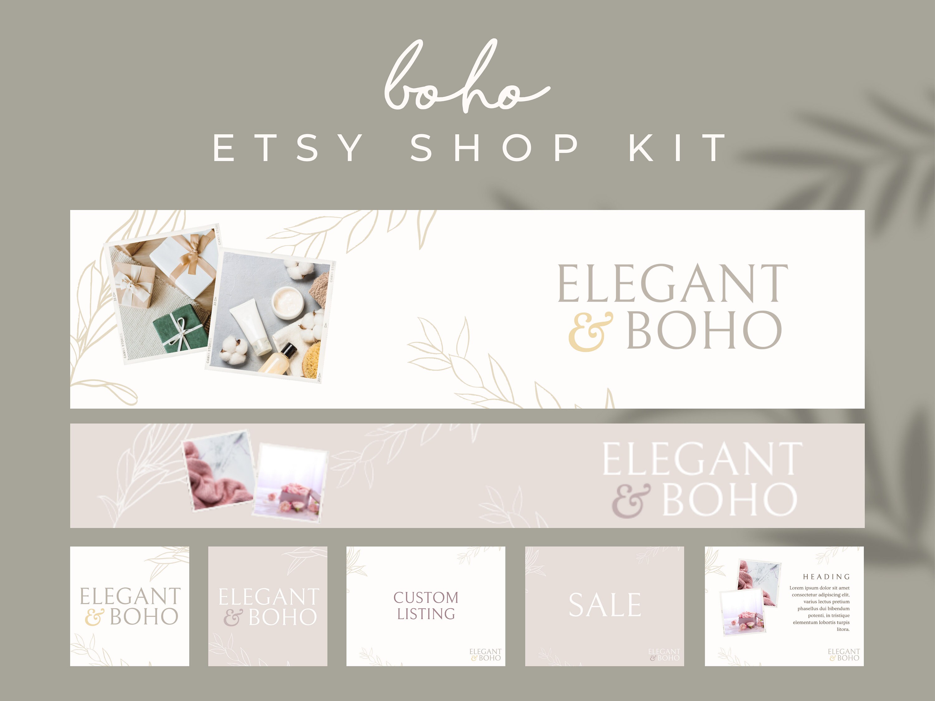 Etsy Banner Set Etsy Shop Banner Etsy Banner Vorlage Etsy Etsy de