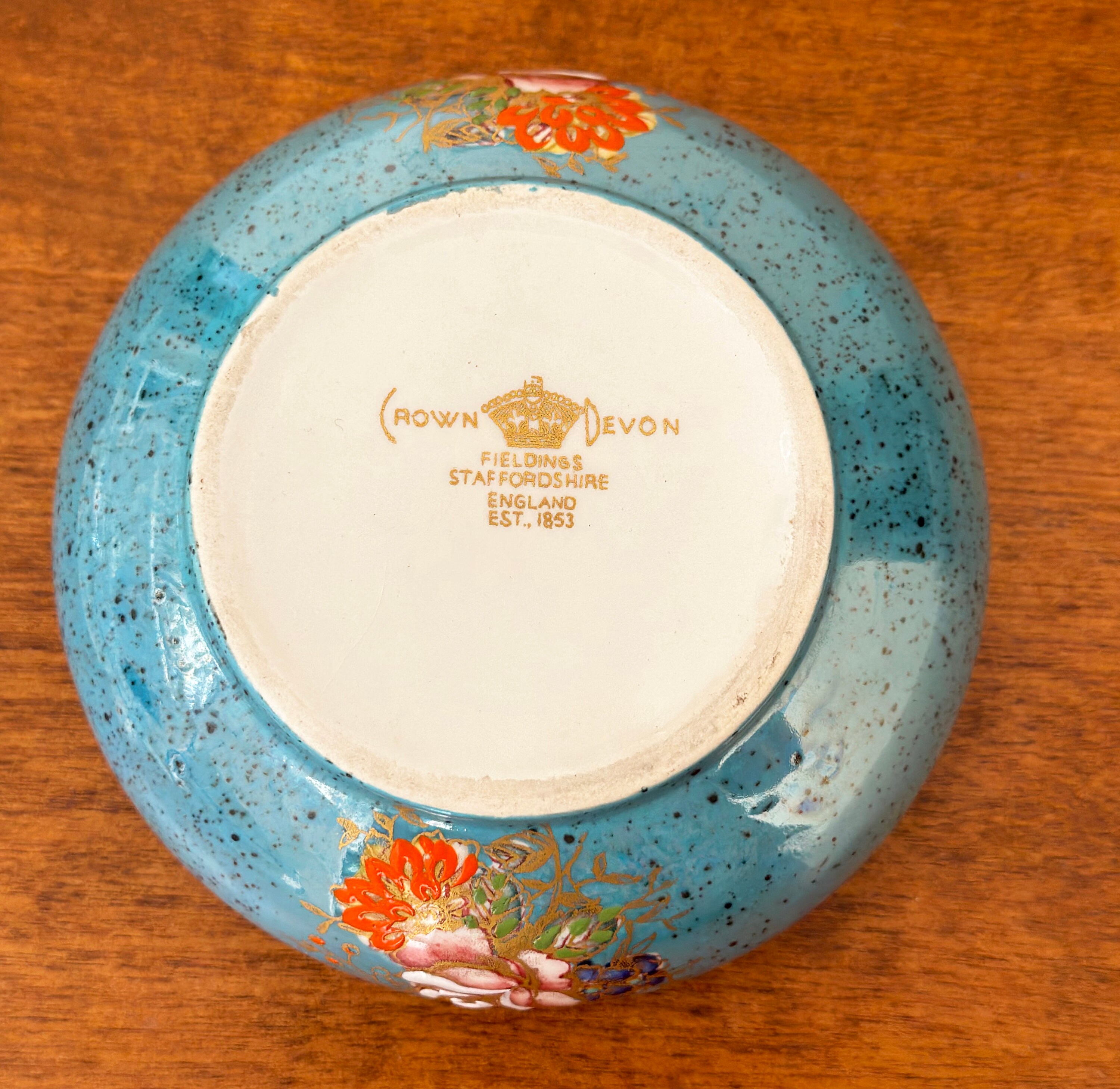 Rare Crown Devon Fieldings Lustreware Ashtray Mid Century - Etsy