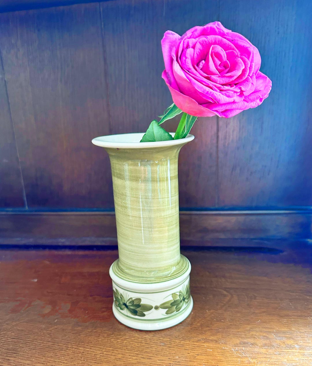 Jersey Pottery 1970s Green Bud Vase - Etsy