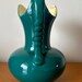 German Hand Painted Twisted Handle Jug Vase Green 'handgemalt' - Etsy