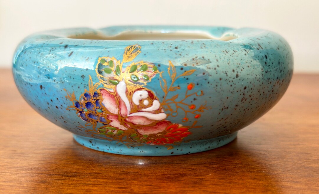 Rare Crown Devon Fieldings Lustreware Ashtray Mid Century - Etsy