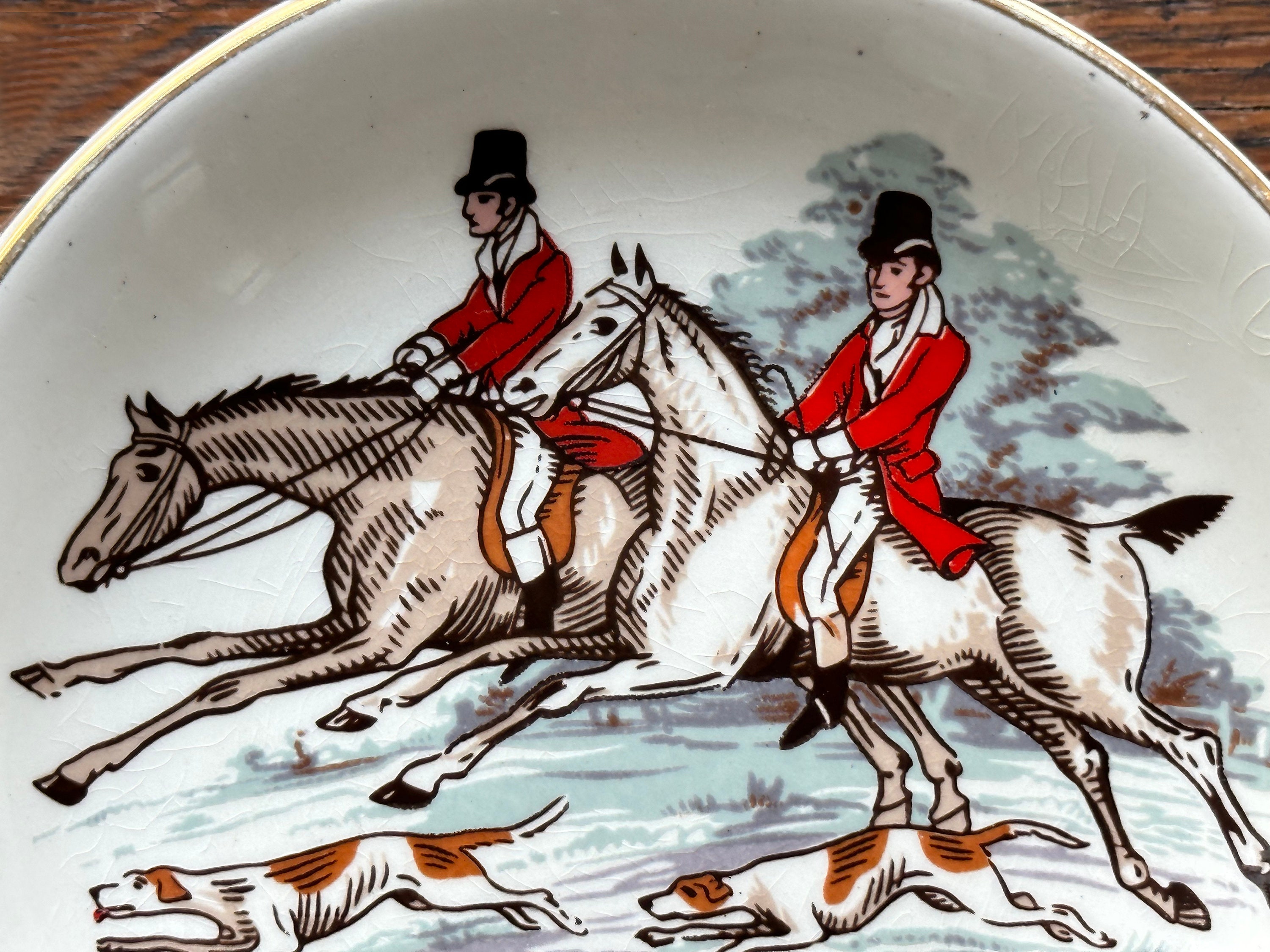 Swinnertons 1950s Pin Dish / Trinket Dish Hunting / Riding - Etsy