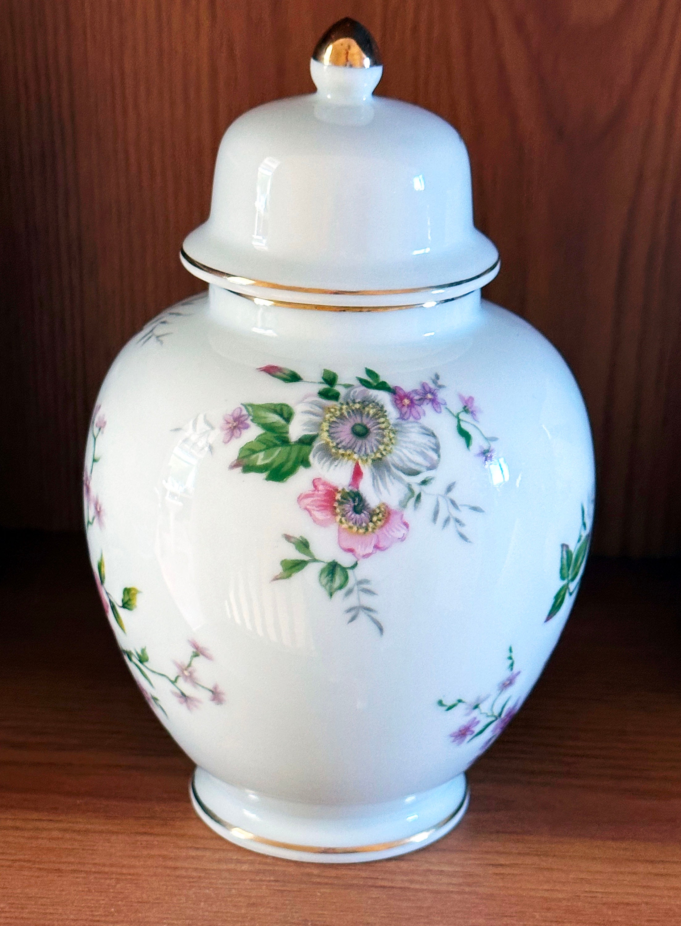 Saji Japanese Fine China Ginger Jar Mid Century - Etsy