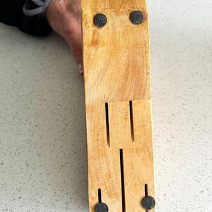 Vintage Debenhams Wooden Knife Block - Etsy