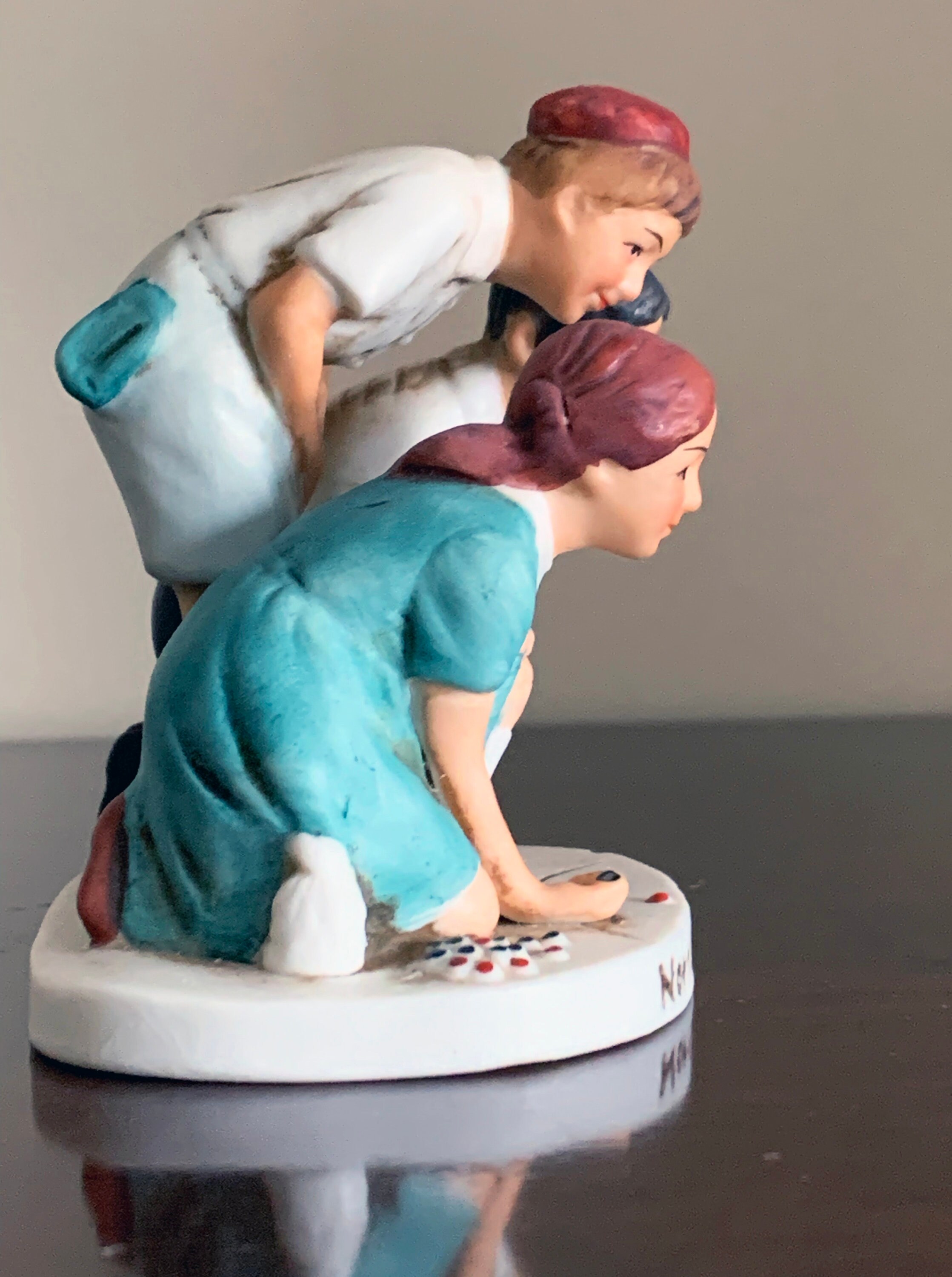 Norman Rockwell Marble Champion 1979 Dave Grossman the Saturday Evening ...