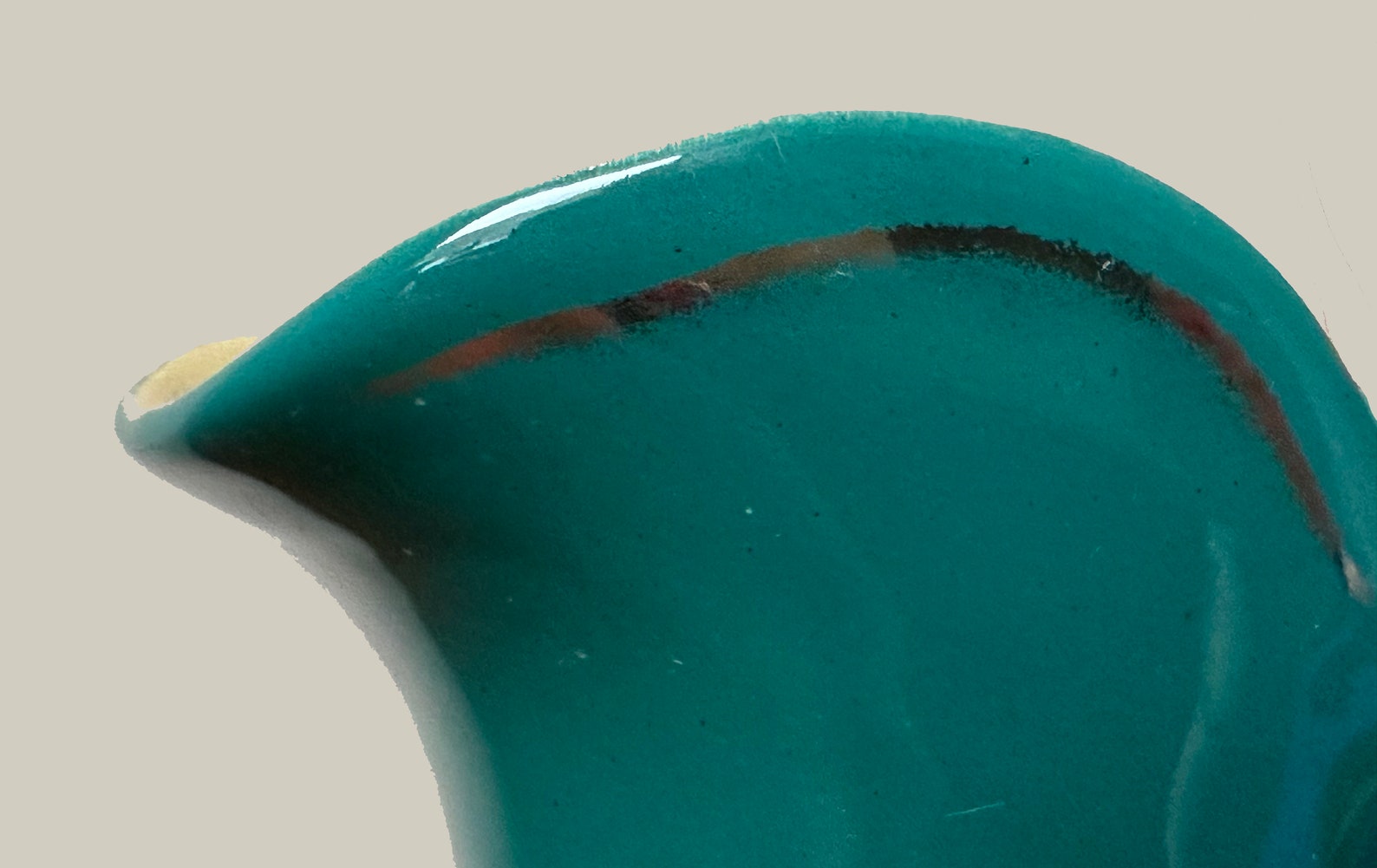 German Hand Painted Twisted Handle Jug Vase Green 'handgemalt' - Etsy