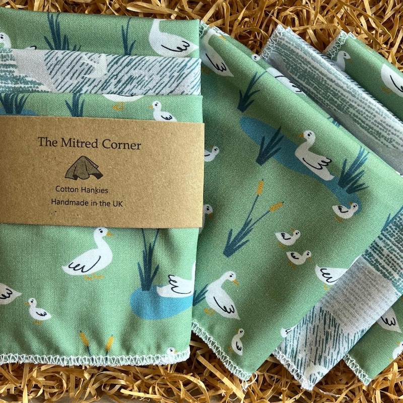 Ducks in the Rain Fabric - Etsy UK