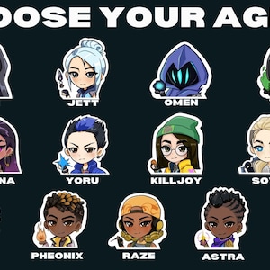 VALORANT Chibi Sticker - Etsy