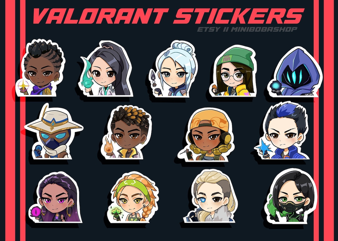 VALORANT Chibi Sticker - Etsy