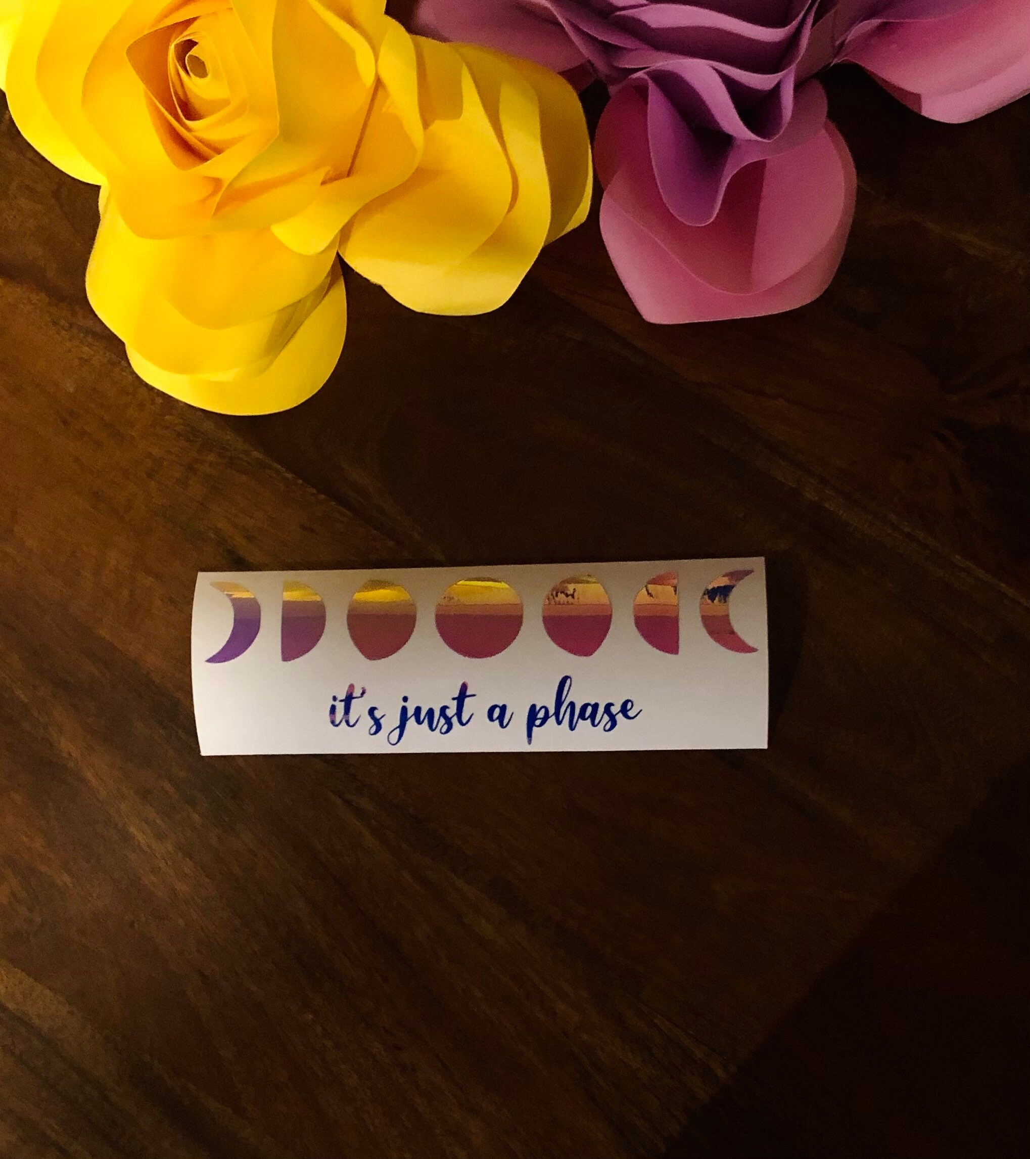 Its Just A Phase Vinyl Decal - Etsy