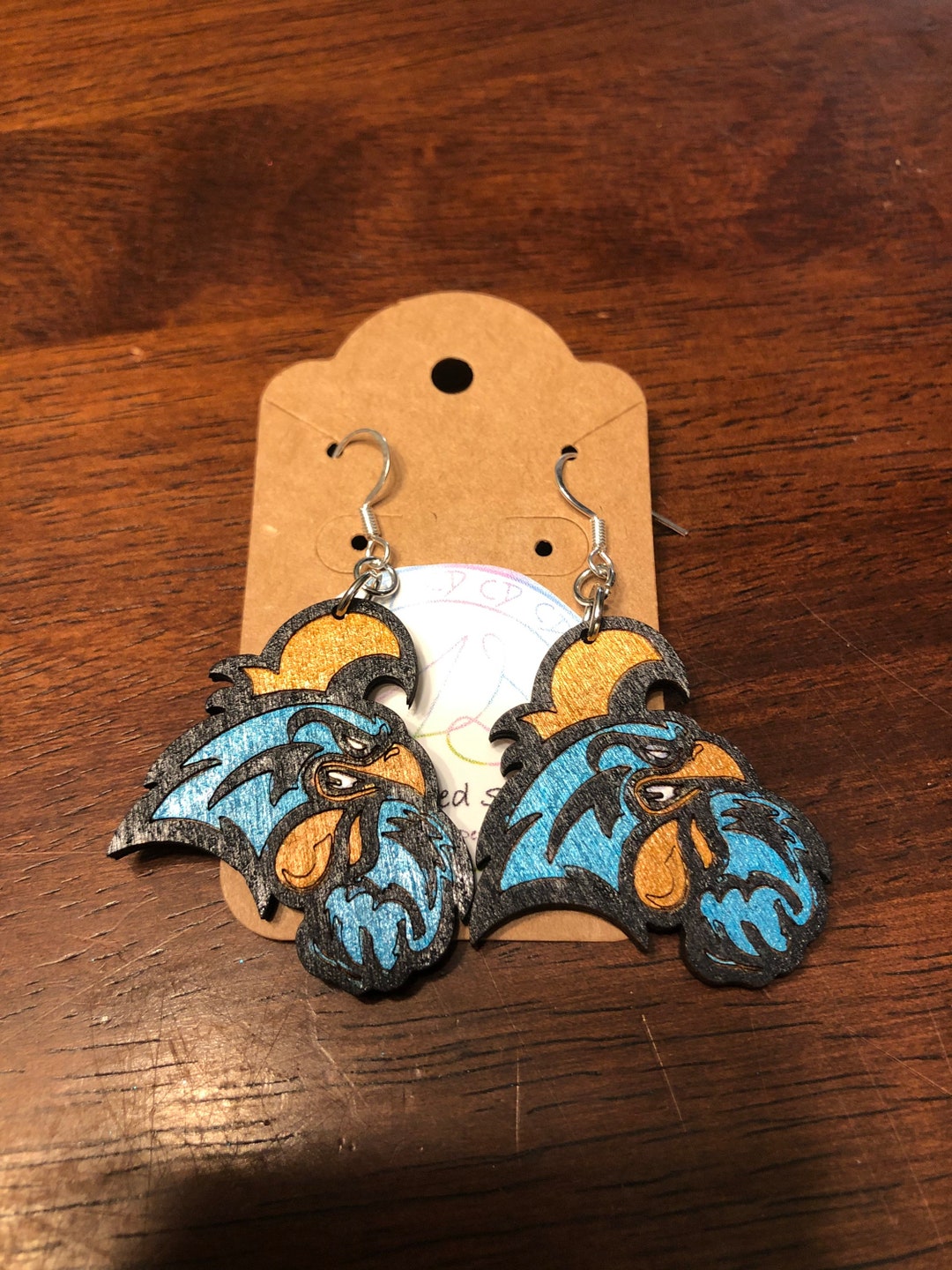 Wooden CCU Chants Inspired Earrings - Etsy