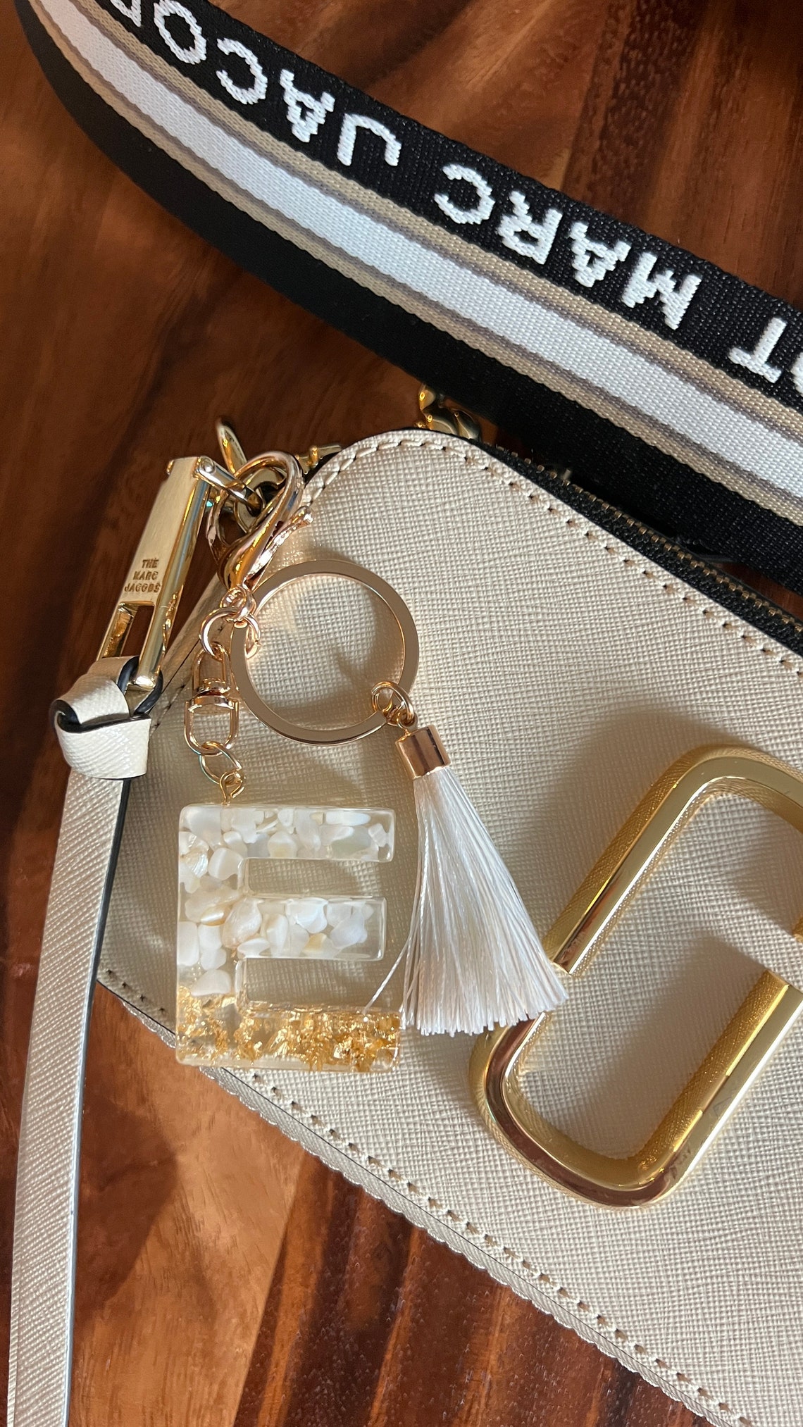 Initial Keychain Personalized Resin Letter Keychain Custom | Etsy