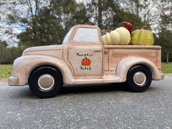 Pumpkin Patch Ceramic Truck Ceramic FarmhouseTruck | Etsy