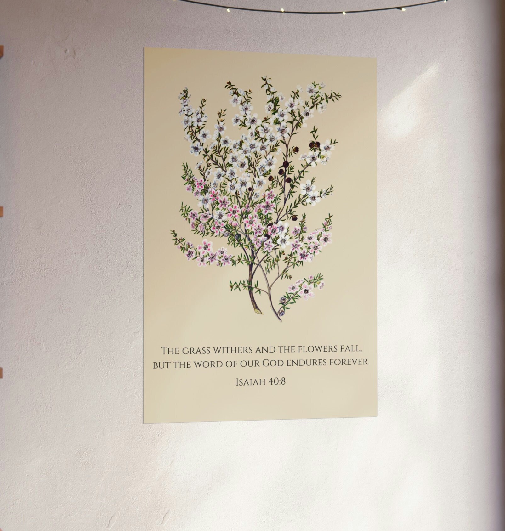 The Word of God Endures Forever Wall Decor for Christian Bible ...