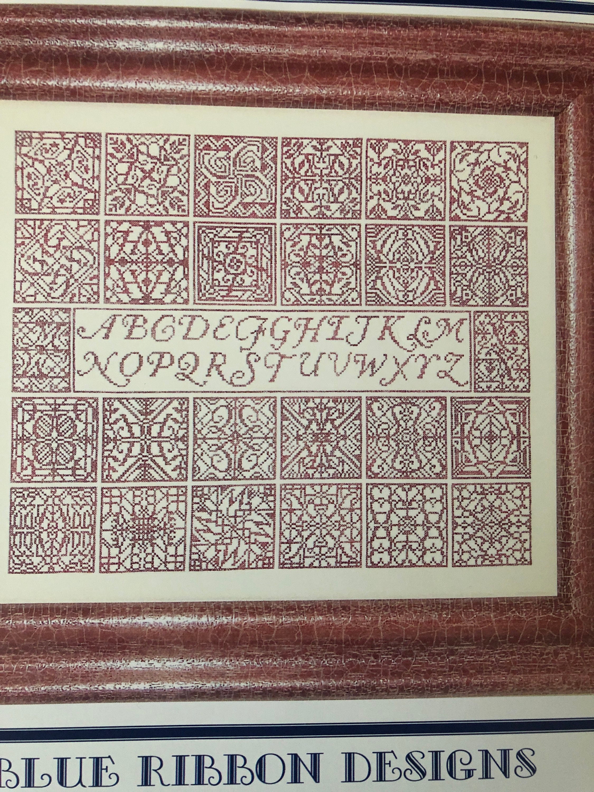 Red Velvet Inscription Sampler by Blue Ribbon Designs - Etsy