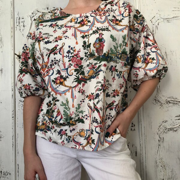 Womens Toile Shirt - Etsy