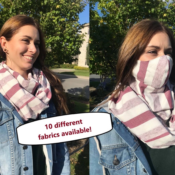 Scarf Mask - Etsy