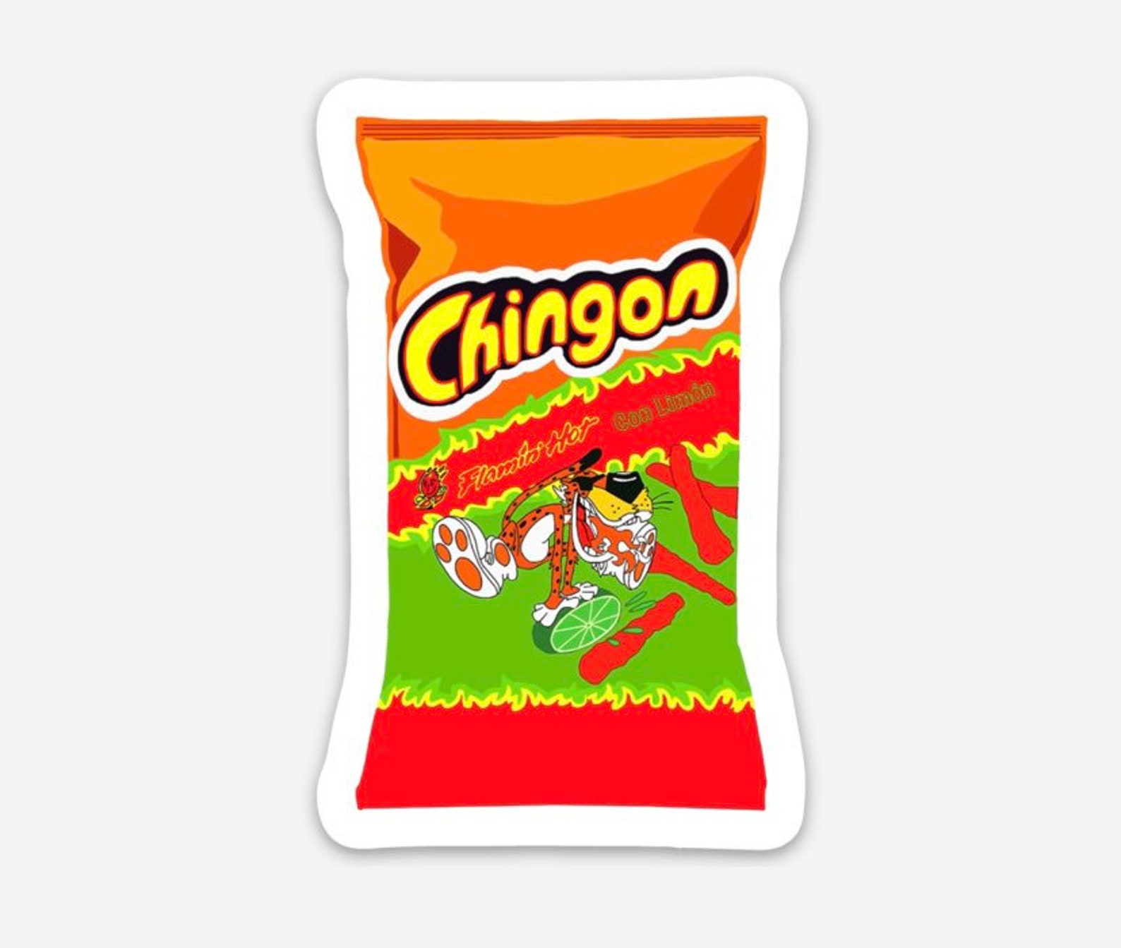 Chingon Hot Cheetos Stickers - Etsy