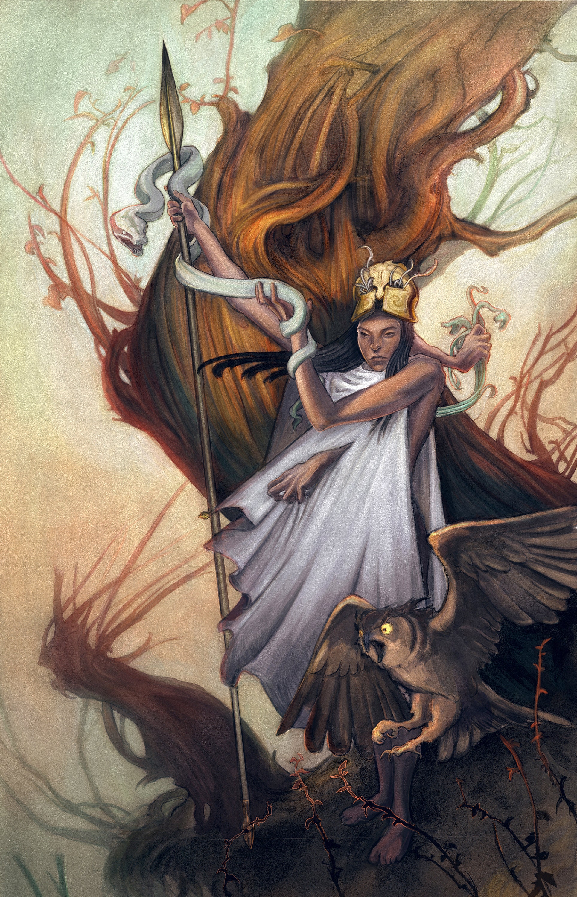 The Tactician Original Fantasy Illustration Art Print by Daniel Bitton ...